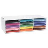 Classroom Keepers, File & Paper Sorter, 15-Compartment, White - Walmart.com