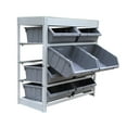 King's Rack Bin Rack Boltless Steel Storage System Organizer w/ 8 ...