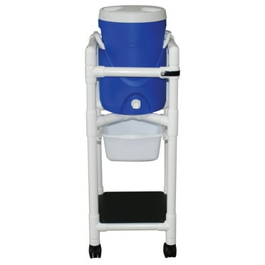 MJM International 810-2 Hydration / Ice Chest Cooler Cart with Storage ...