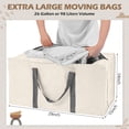 8 Pack Moving Bags 65LBs Heavy Duty Packing Bags with Extra Long ...