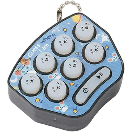 Whac-a-mole Mini Game Key Chain Fidget Toy Hamster Memory Game Backpack ...