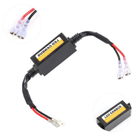 Rdeghly /H3 Canbus LED Headlight Decoder Device Anti-Flicker Resistors ...