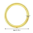 Small Earrings For Women Rings For Women Seamless Hinged Segment Sleeper Clicker Ring Hoop Ear