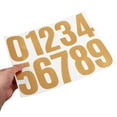 4 Sets Digital Stickers Numbers Stickers Address Signs for Driveway ...
