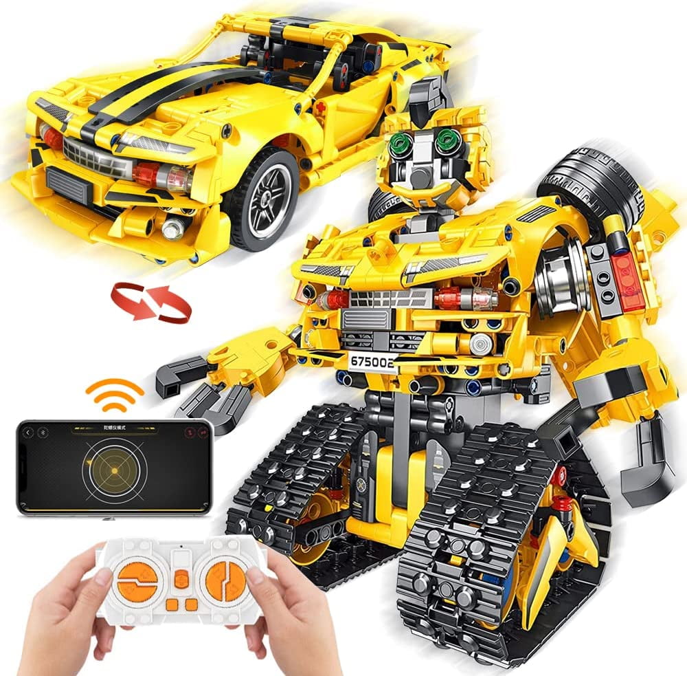 STEM Remote Control Robot Building Kit for Boys Age 8-12, 2-in-1 ...