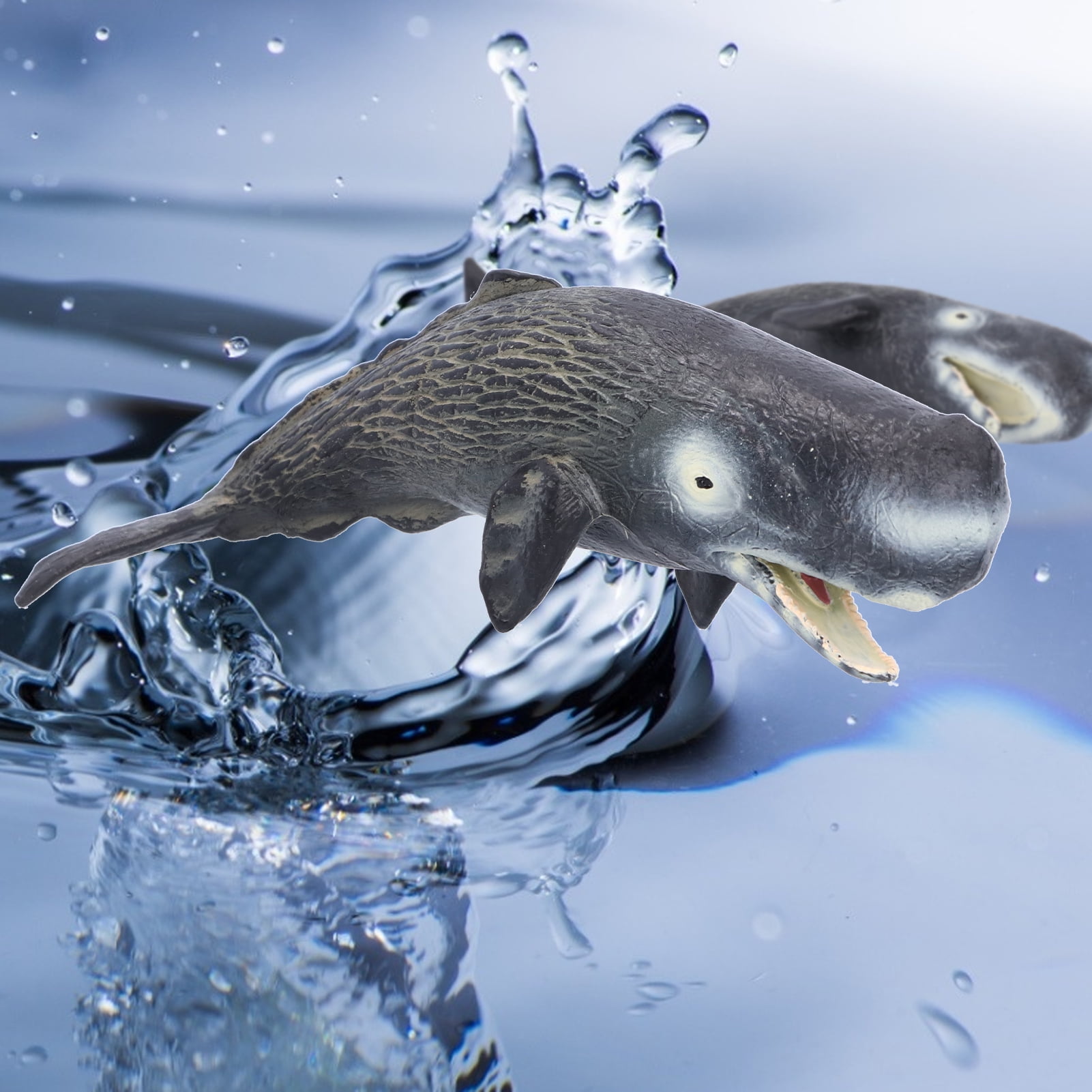 Marine Animals World Toys, Mini Sperm Whale Toy Simulated Marine ...