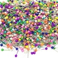 250Pcs Sewing Pins for Fabric, Straight Pins with Colored Ball Glass ...