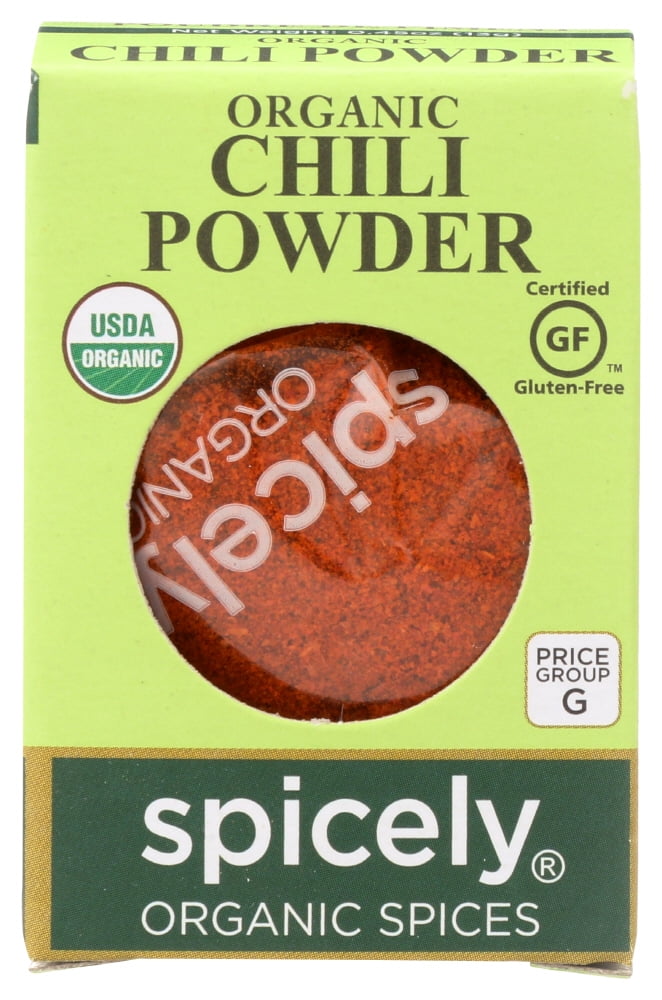 Spicely Organics Organic Chili Powder, .45 Oz - Walmart.com