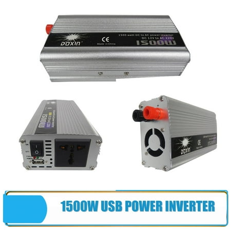 Top-Max Power Inverter, 1500W Car Smart Power Inverter DC 12V to AC ...
