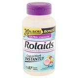 Rolaids Ultra Strength Assorted Fruit Chewable Tablets, 87 count HSA ...