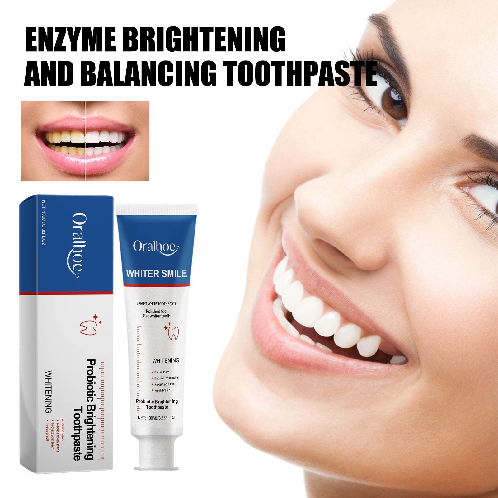 Puntoco Pasta de dientes blanqueadora y equilibrante con enzimas Pasta ...