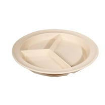 Sammons Preston Partitioned Scoop Dish, Melamine, Divided Plate ...