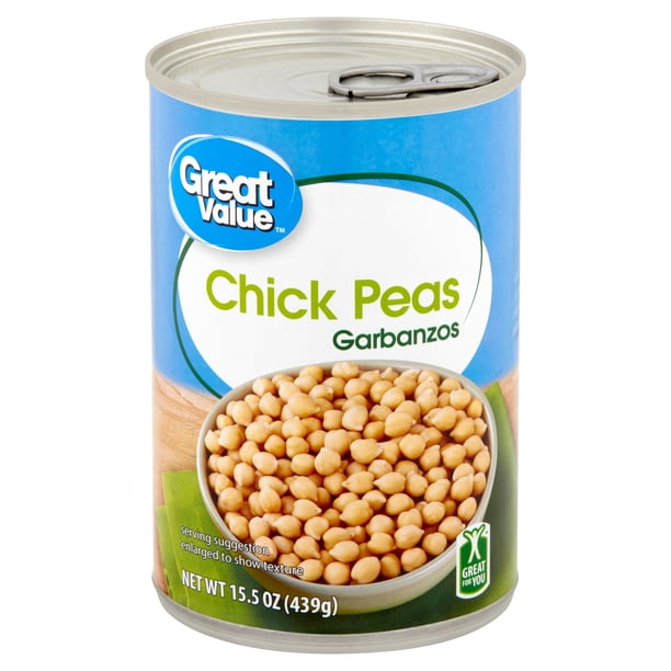 Great Value Garbanzos Chick Peas, 15.5 oz - Walmart.com - Walmart.com