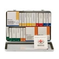First Aid Only 146 Piece Metal First Aid Kit with BBP Pack, ANSI ...