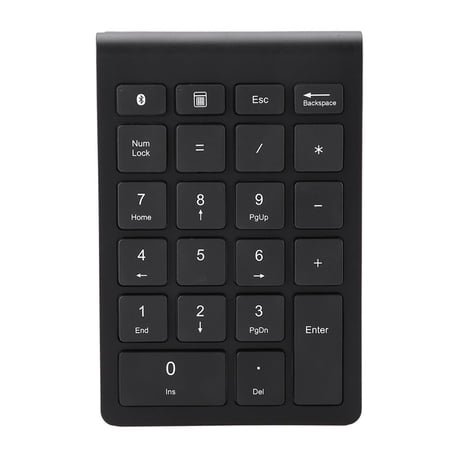 Black 22 Keys Mini Numpad Wireless Bluetooth Numeric Numpad Bluetooth ...