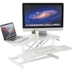 Quartet Adjustable Height Desktop Glass Monitor Riser with Dry-Erase ...