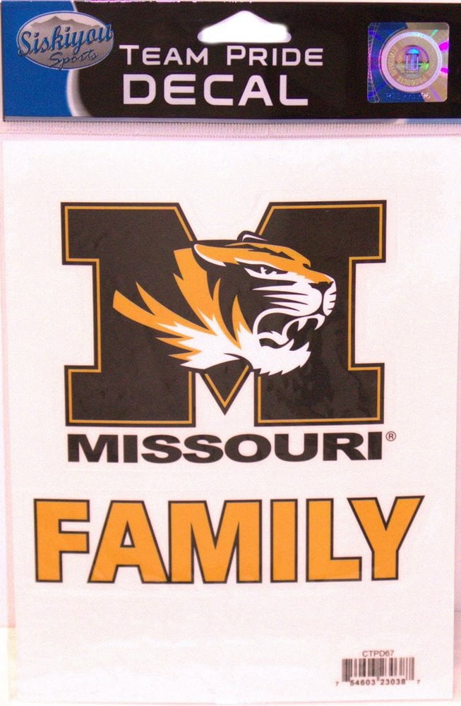 NCAA Officially Licensed Team Family Pride Decals Stickers - Walmart.com