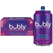 BUBBL'R passion fruit wond'r, Antioxidant Sparkling Water with Natural Caffeine, 0g Sugar ...