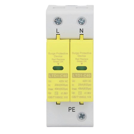Surge Protection Device, PC Home Surge Protector Easy To Install 2P For ...