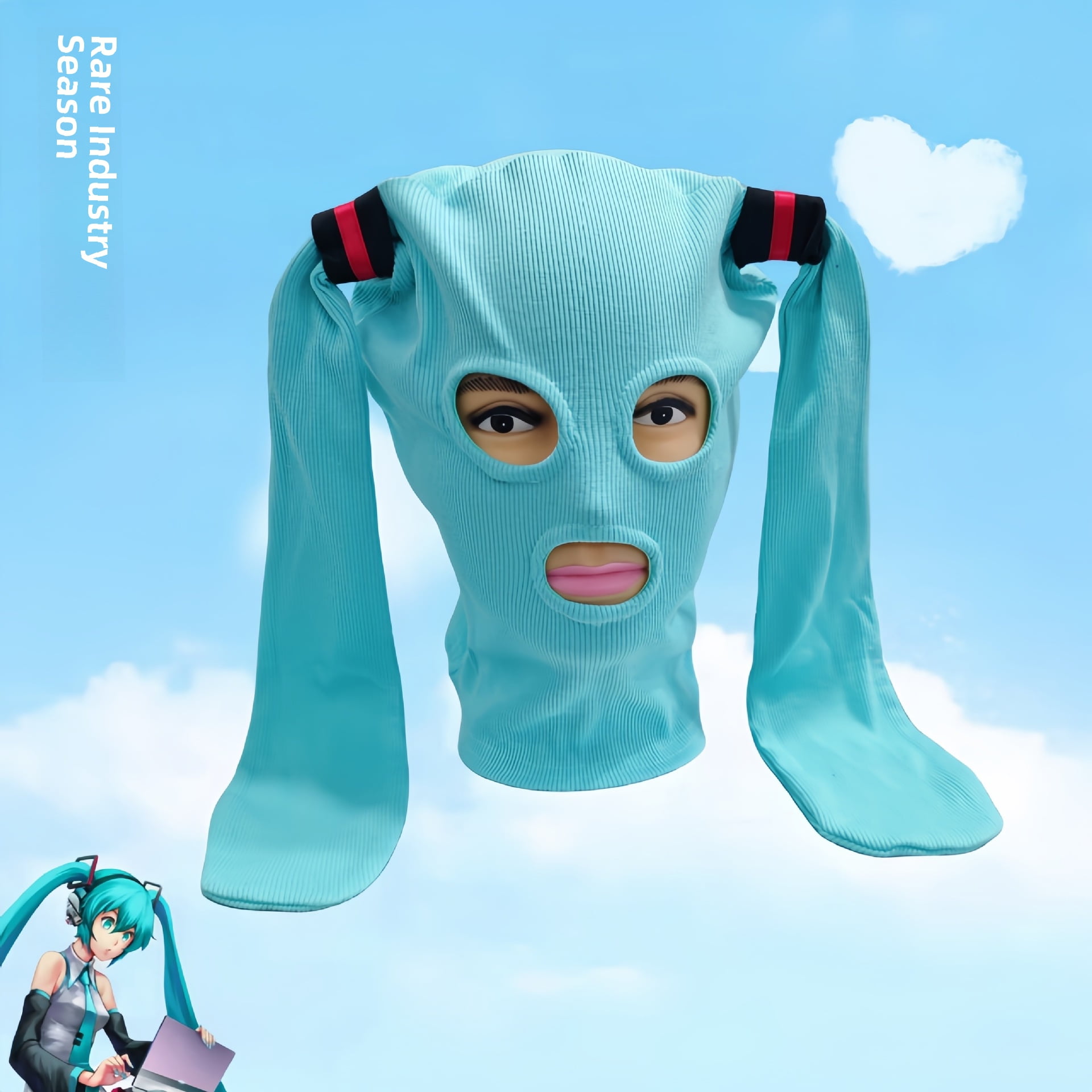 Click here for Unbranded Miku-Inspired Unisex Cycling Face Mask -... prices