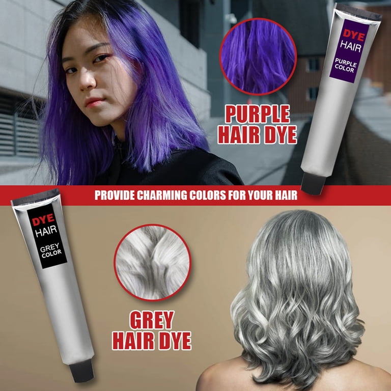 Silver Purple Hair Dye