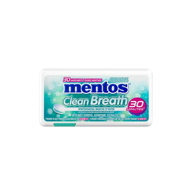Mentos Clean Breath Wintergreen, Mentos CleanBreath Wintergreen ...