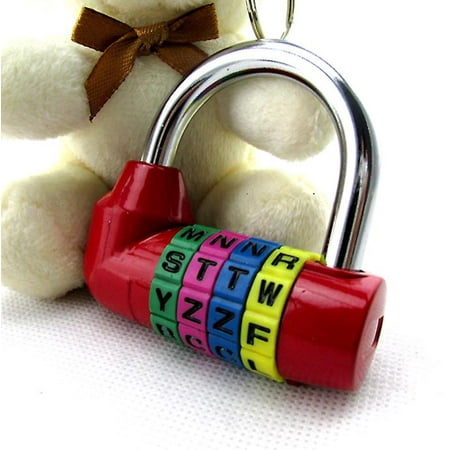 4-wheel English Letter Password Lock Drawer Anti-theft Lock Cabinet ...