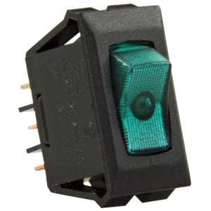 JR Products 13695 Green Illuminated Switch. On/Off - Walmart.com