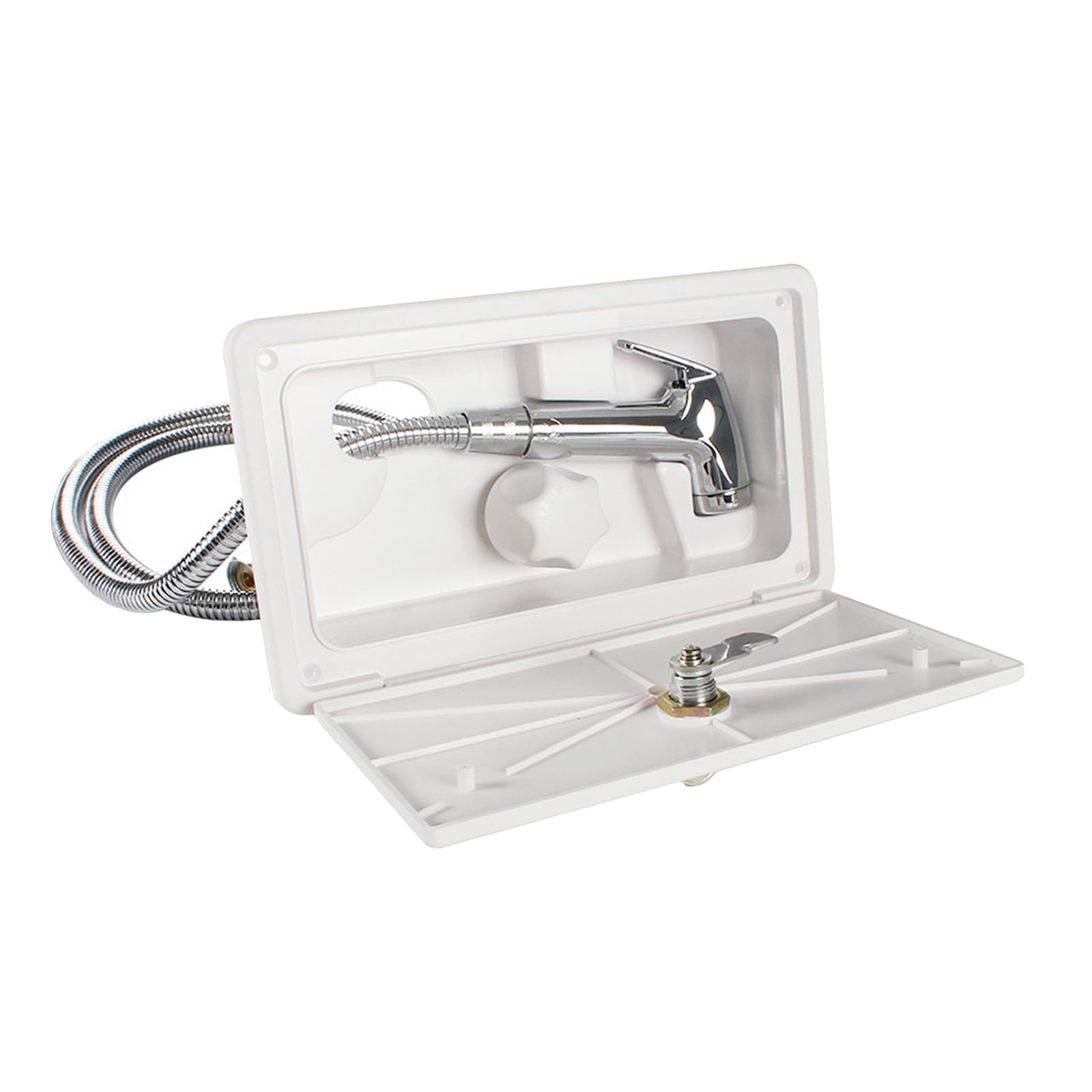 RV External Outside Shower with Lock and Key Stainless Switch Marine ...