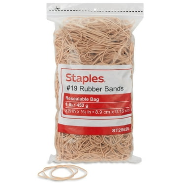 Staples Economy Rubber Bands Size #19 1/4 lb. 646092 - Walmart.com