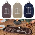 Camping Travel Cooking Utensils Organizer - Portable Cookware Utensils ...