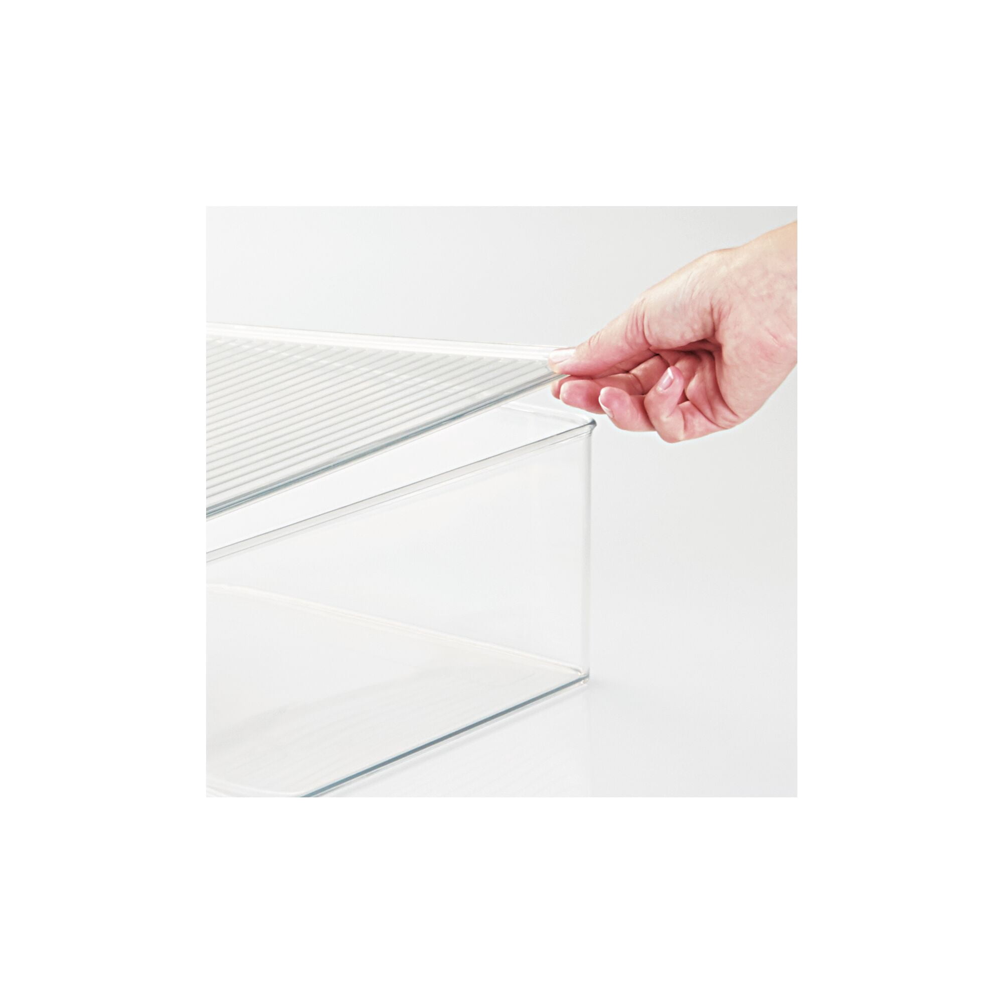 Buy mDesign Plastic Stackable Kitchen Pantry Cabinet/Refrigerator Food ...