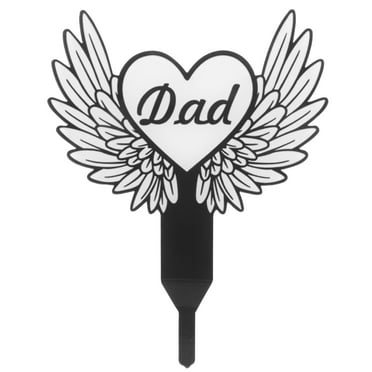 Custom Angel Memorial Plaque with Stake, Custom Angel Memorial Stake ...