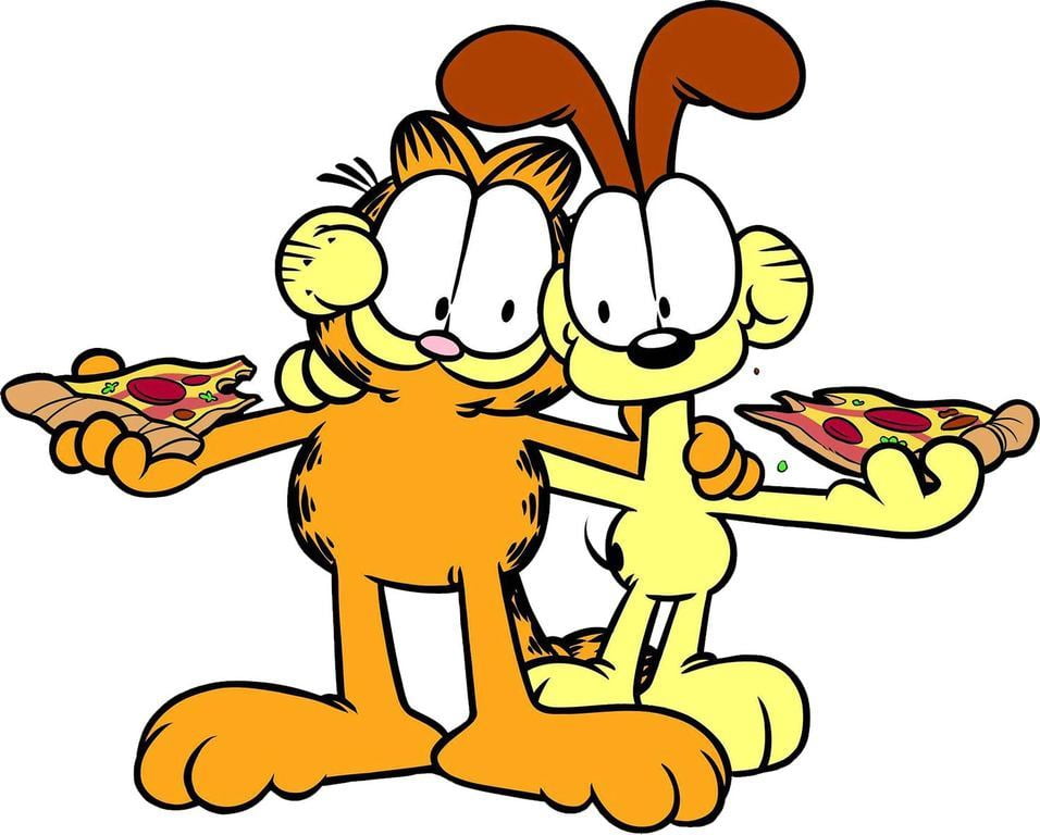 Garfield Eating