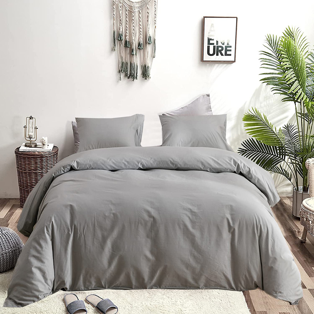 Solid Grey Bedding