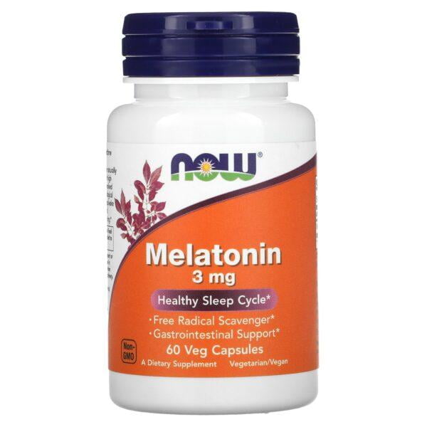 Melatonina Now Melatonina 3 mg 60 capsulas Now Melatonina | Walmart en ...