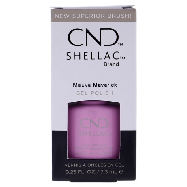 Shellac Nail Color - Mauve Maverick by CND for Women - 0.25 oz Nail ...