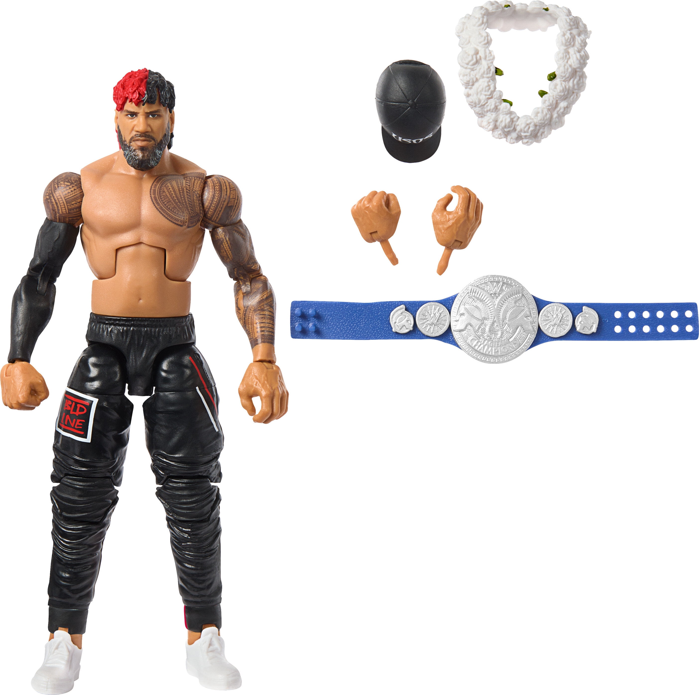 WWE Top Picks Elite Collection Jimmy Uso Action Figure & Accessories ...