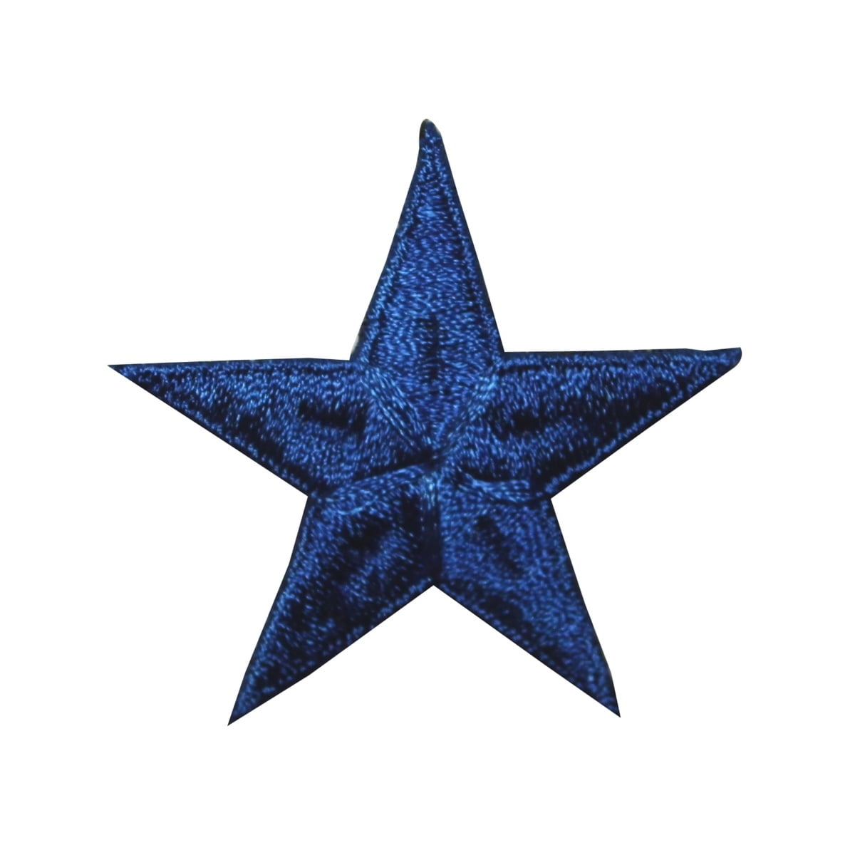 ID 3552 Blue Star Patch Night Sky Emblem Shinning Embroidered Iron On ...