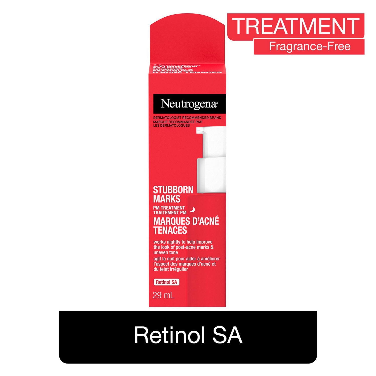 Neutrogena Stubborn Marks PM Treatment - Acne, Retinol Skin Care ...