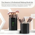 USTAR 18 Pcs Makeup Brushes: Synthetic, Foundation, Powder, Concealer ...