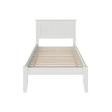 Leo & Lacey Farmhouse Solid Wood Twin Platform Bed with Attachable USB ...