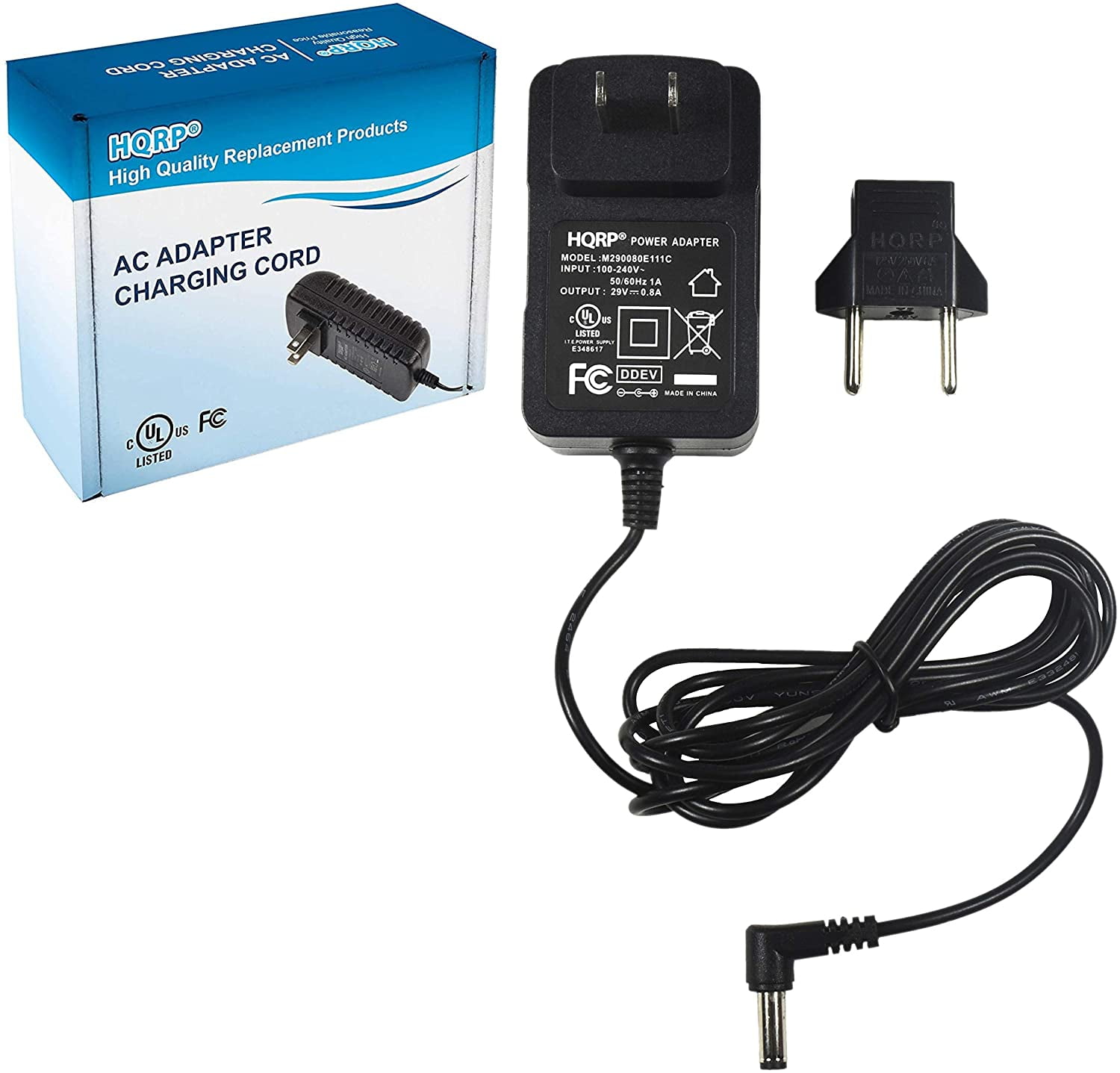 HQRP UL Listed Charger for Shark ION, IONFlex, IR141, Compatible with ...