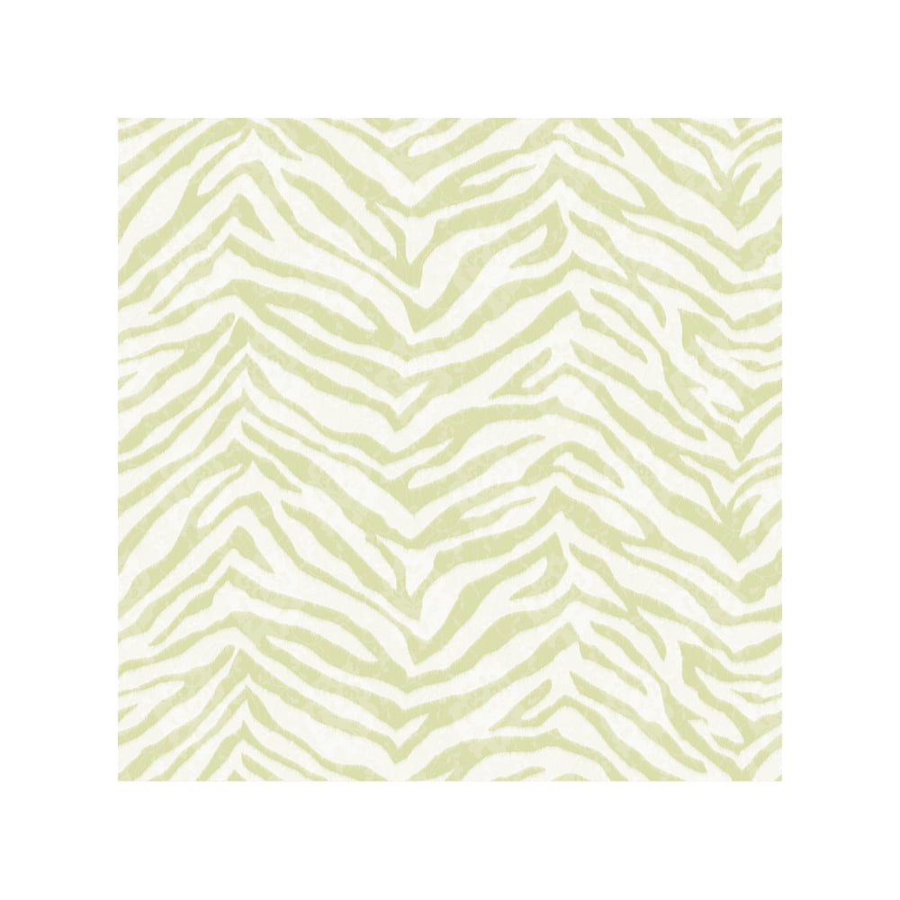 Neon Green Zebra Stripes Wallpaper
