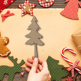 PA Vinyl Chipboard Shapes, Fir Trees, 6pc, Recycled Kraft, 1.75x4.38in ...