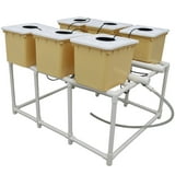 EQCOTWEA Hydroponic Bato Bucket 6 Plant Site Grow Kit Box-Type ...