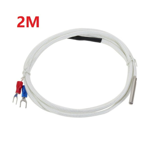 0-800℃ Thermocouple Temperature Controller 1/2/3/4/5M Pt100 Type K Wire ...