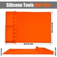 Silicone Spatula Mat, Large Grill Mats for stone with Drip Pad, Heat ...