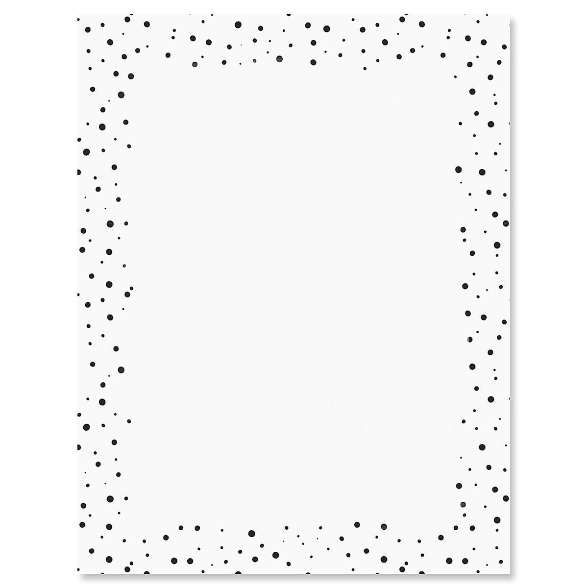 Dalmation Frame Letter Papers - Set of 25, Graduation stationery papers ...
