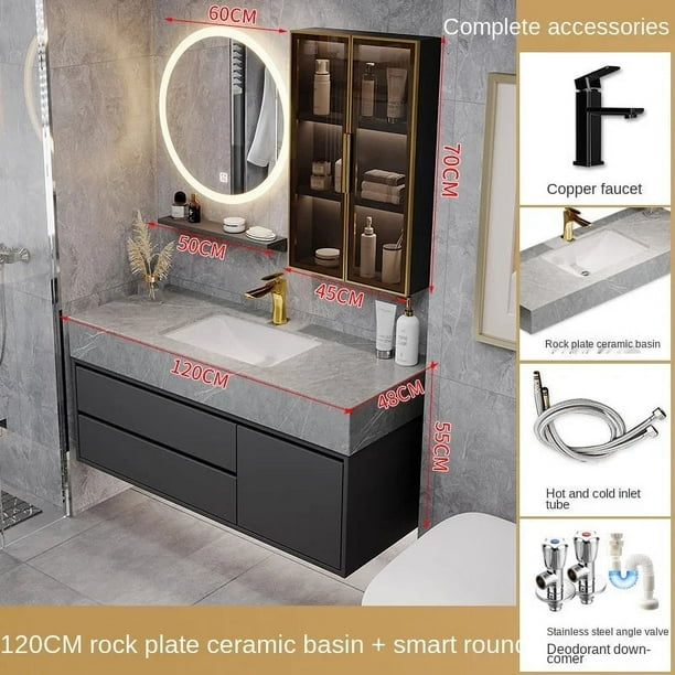 Home Bathroom Smart Bathroom Locker Wash Basin with Sink Cabinet ...